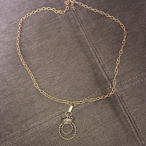 Jewelry | Cmc Brass Toned Crown Necklace | Poshmark